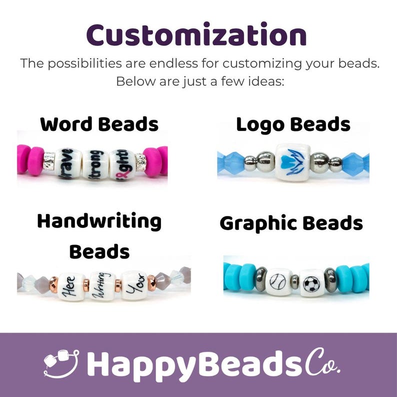 School Mascot Bead for University Branding With Team Logo for Sports ...