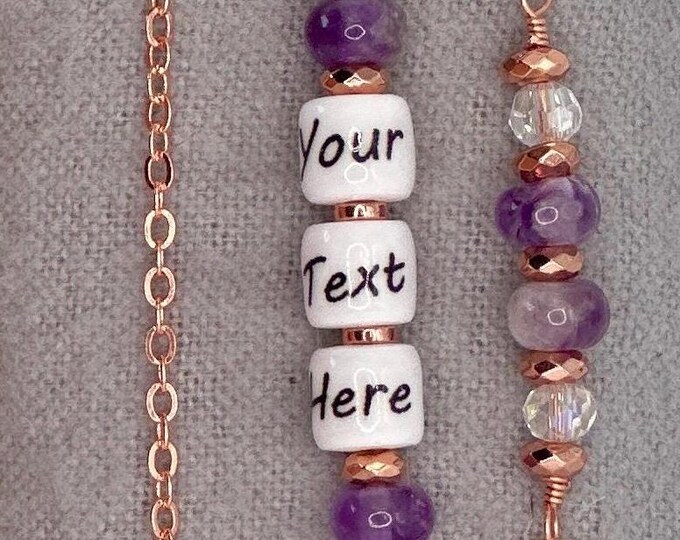 50 Custom Logo Beads - Etsy