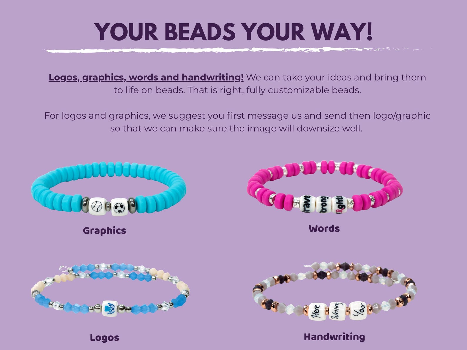 Custom Word Beads for Making Jewelry Unique Word Beads for Making ...