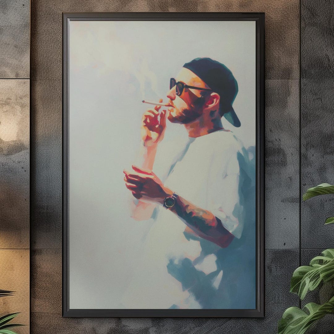 Mac Miller Poster, Mac Miller, Mac Miller Art, Rap Posters, Apartment ...