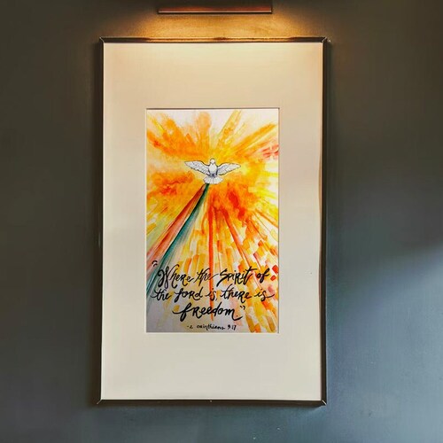 Freedom Holy Spirit Confirmation Catholic Art Christian - Etsy