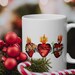 Hearts of the Holy Family JMJ Mug - Etsy
