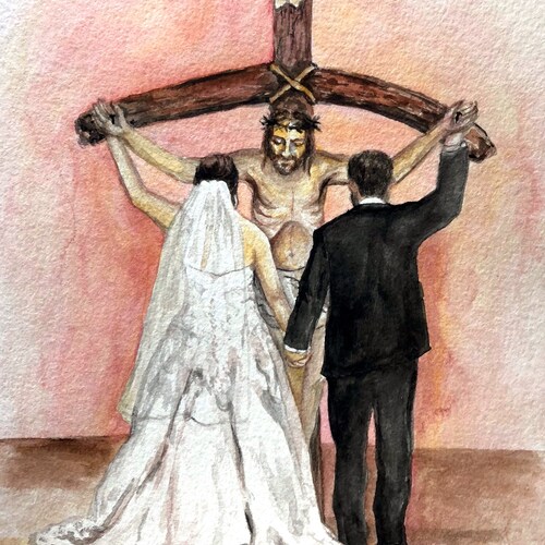 Sacrificial Love Catholic Wedding Gift Catholic Matrimony - Etsy