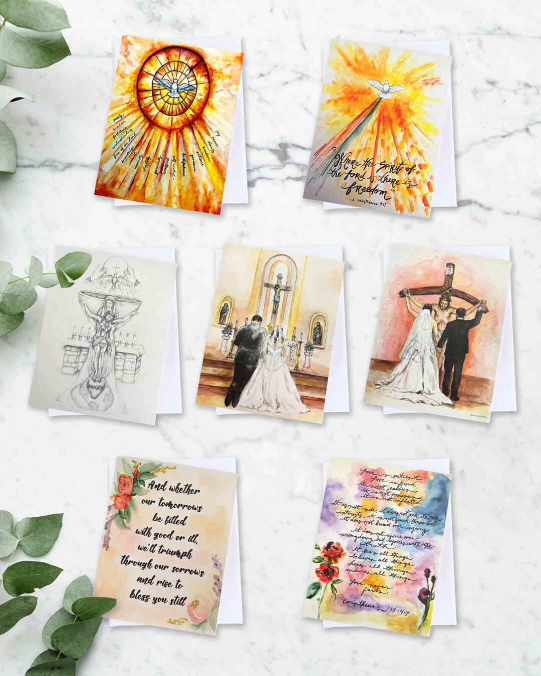Oh Bless You! Card Set, Sacramental Card Set, Sacrificial Love ...