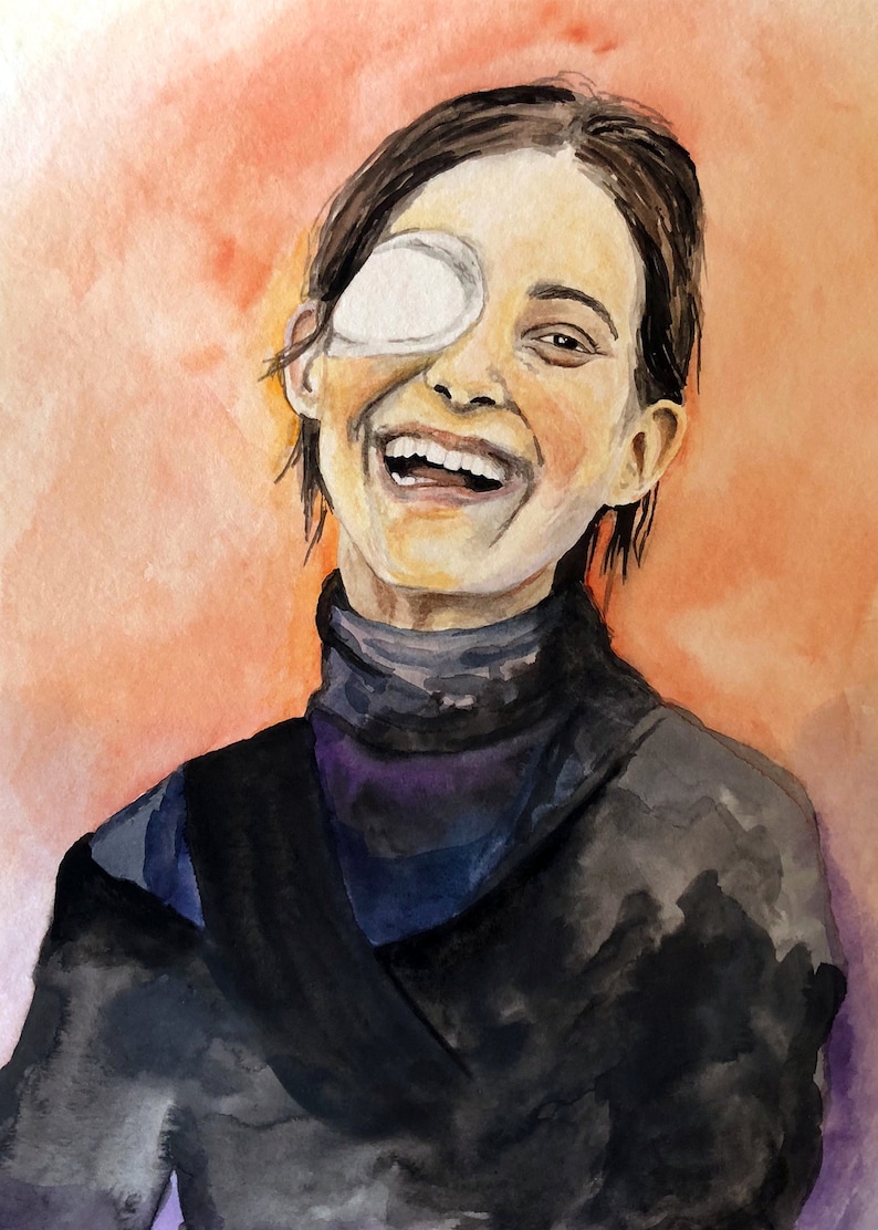 Chiara Corbella Petrillo Watercolor Portrait, Catholic Saint Art - Etsy