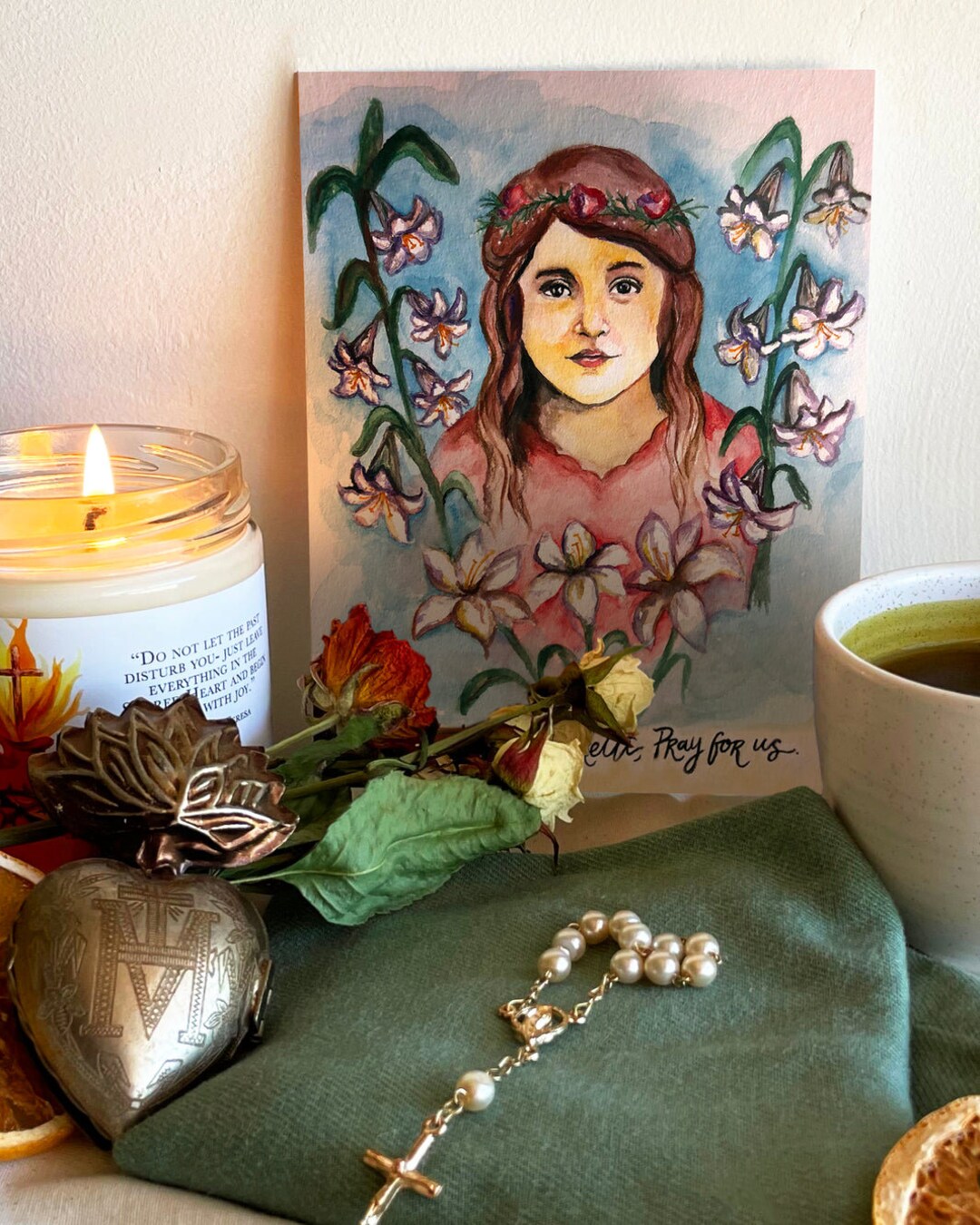 Saint Maria Goretti, Saint Maria, Confirmation Saints, Catholic Art, Saint Art, Prints of Saints ...