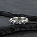 Silver Studded Ring - Etsy