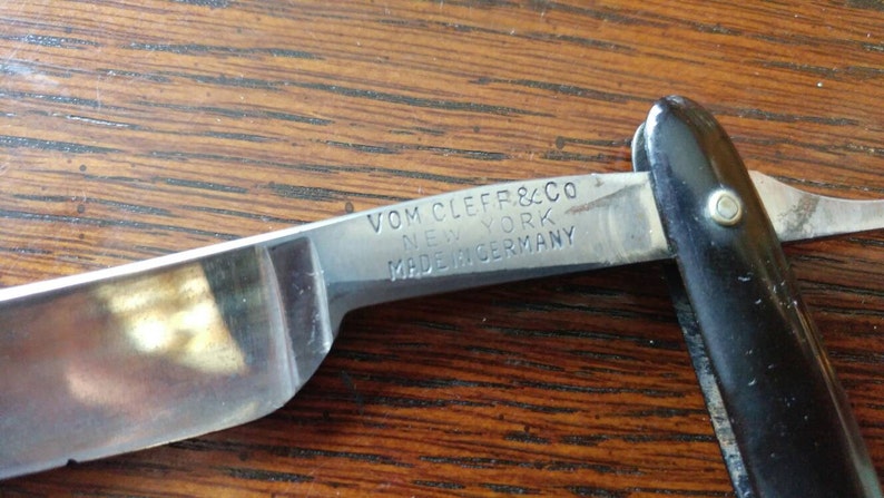 Vom Cleff & Co Straight Razor. Used - Etsy