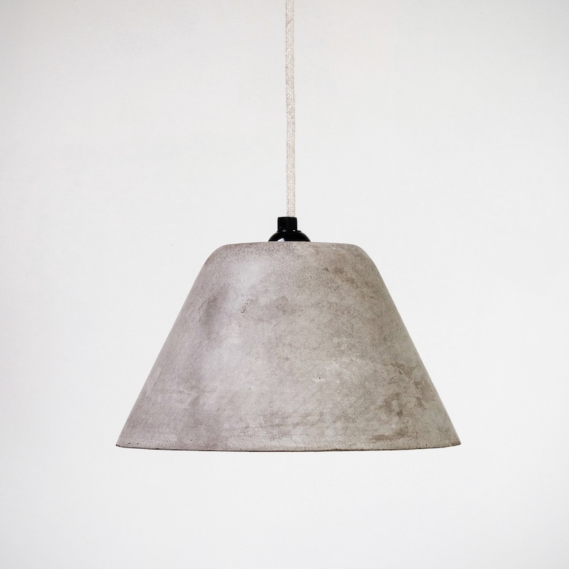 Concrete Ceiling Light - Etsy