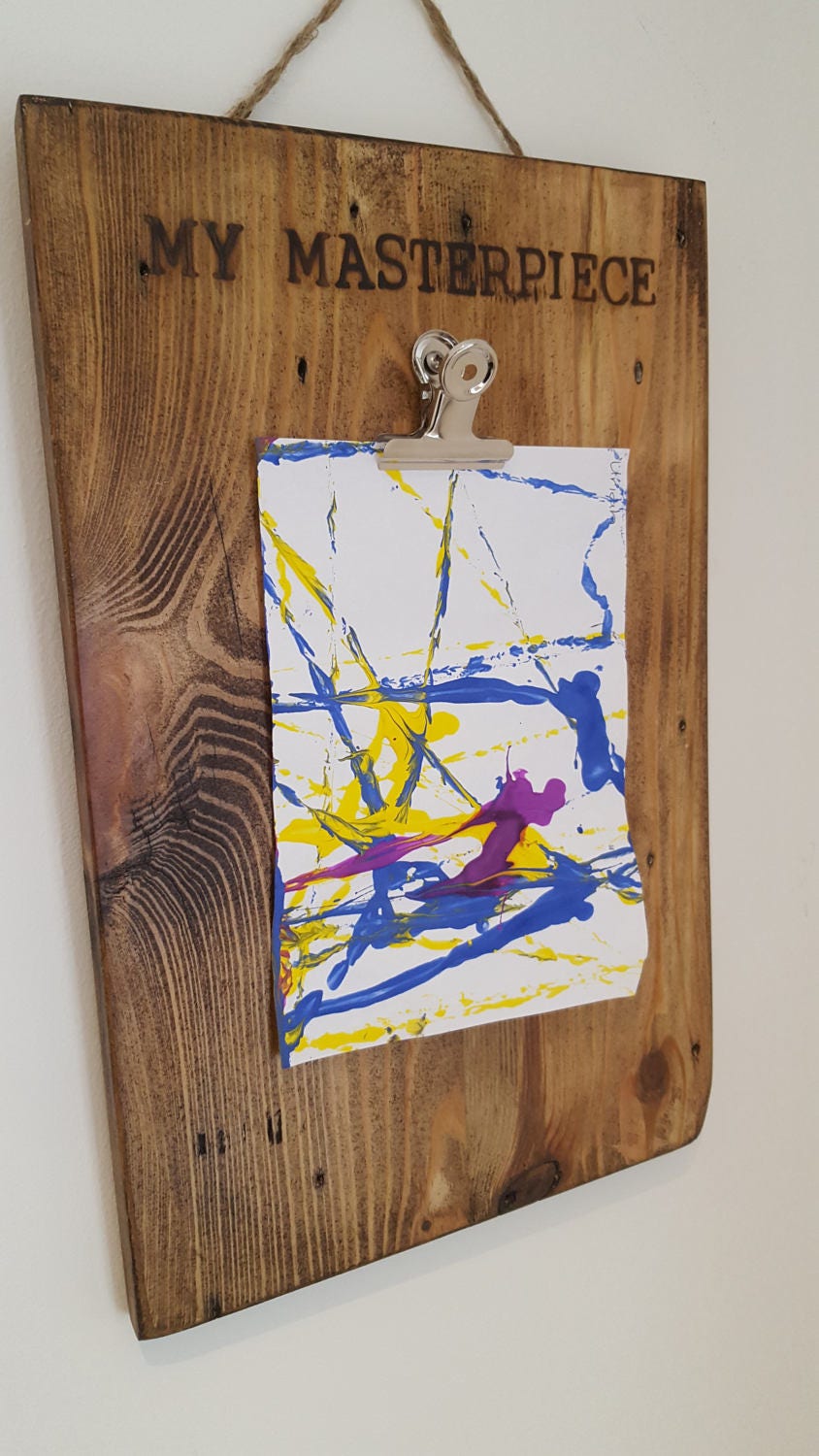 Handmade Art Display Picture Board Display Your Child's - Etsy