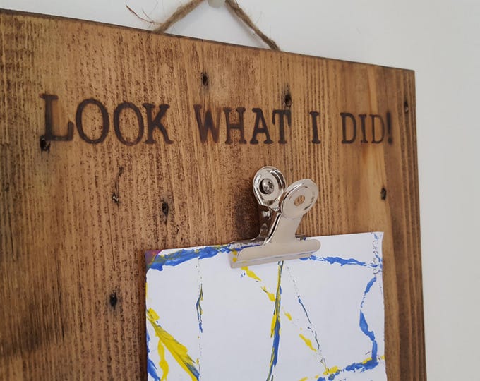 Handmade Art Display Picture Board Display Your Child's Artwork Every ...