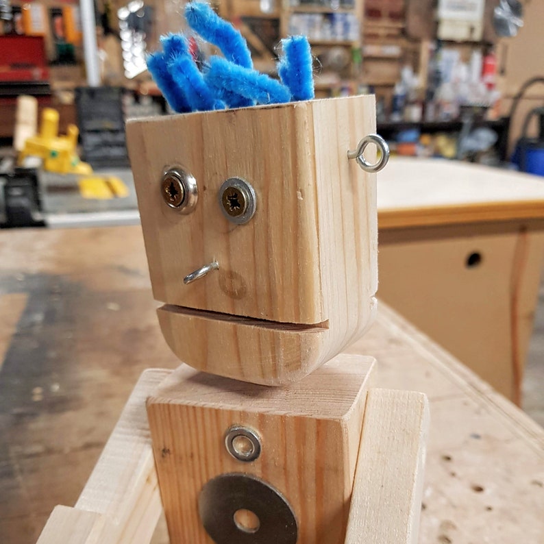 Build Your Own Robot craft Kit for Kids DIY Build It | Etsy