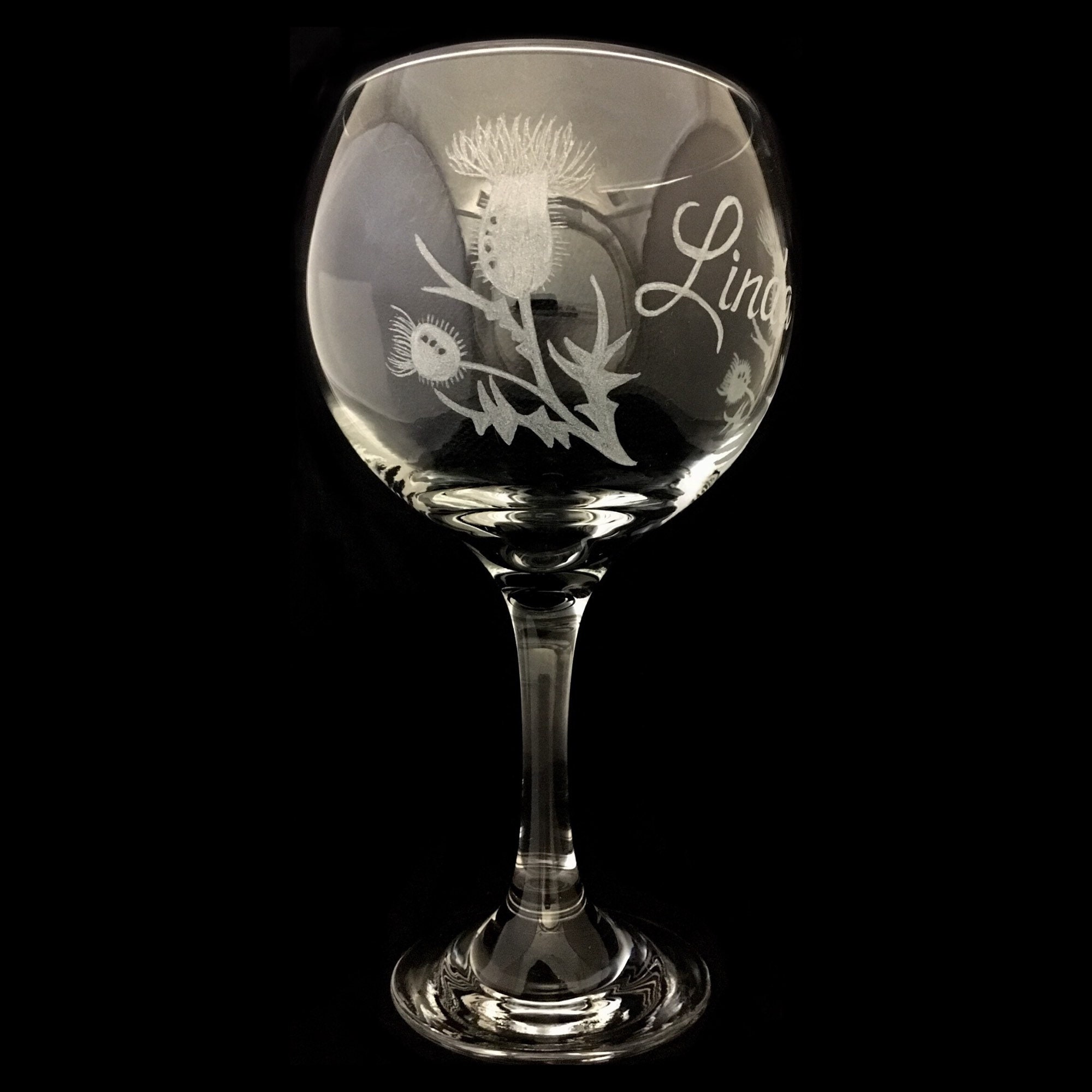 Thistle Glass / Scottish Wedding Gifts / Gin Glass - Etsy