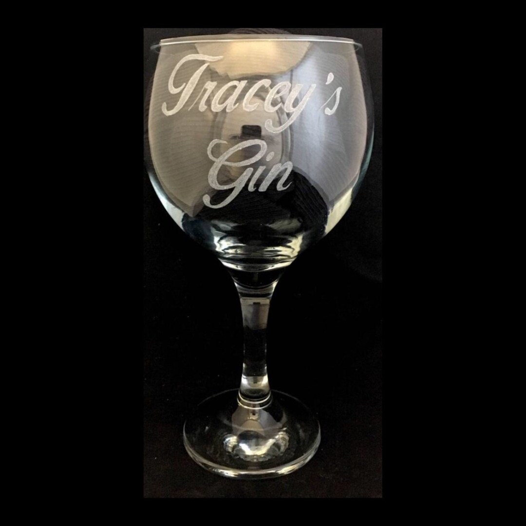 Hand Engraved Gin / Personal Gin Glass / Gin Gifts for Mum / Gin ...