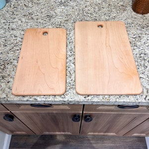 Solid Maple Wood Cutting Boards - Etsy