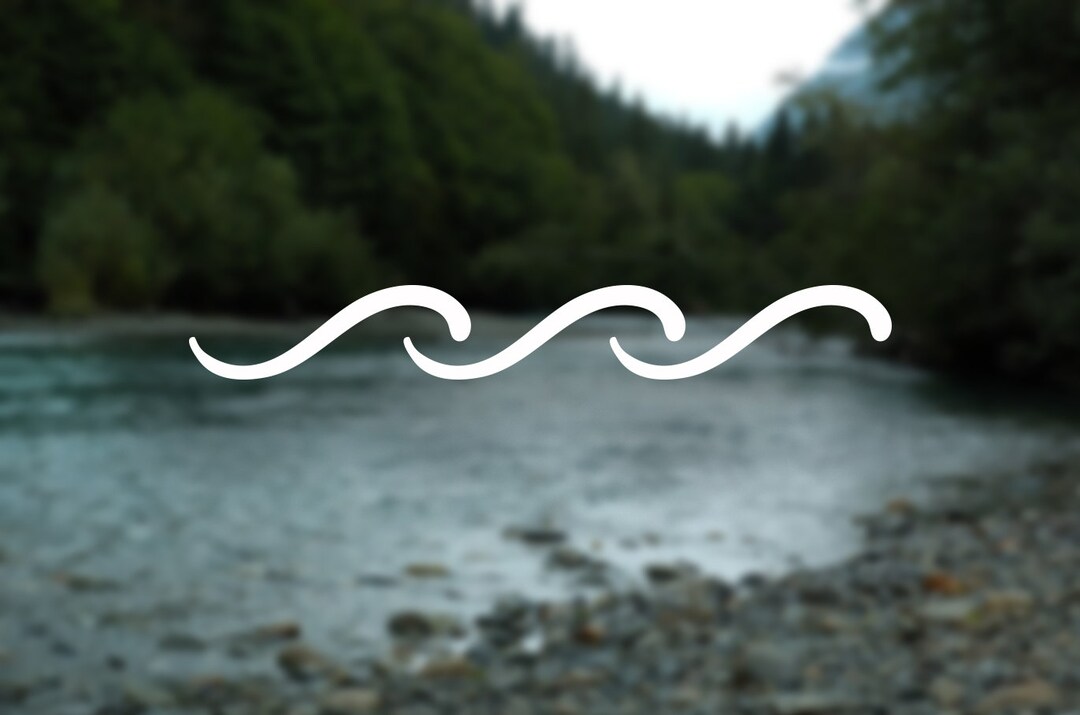 VINYL DECAL WAVE River Sea Travel Adventures Car Window - Etsy