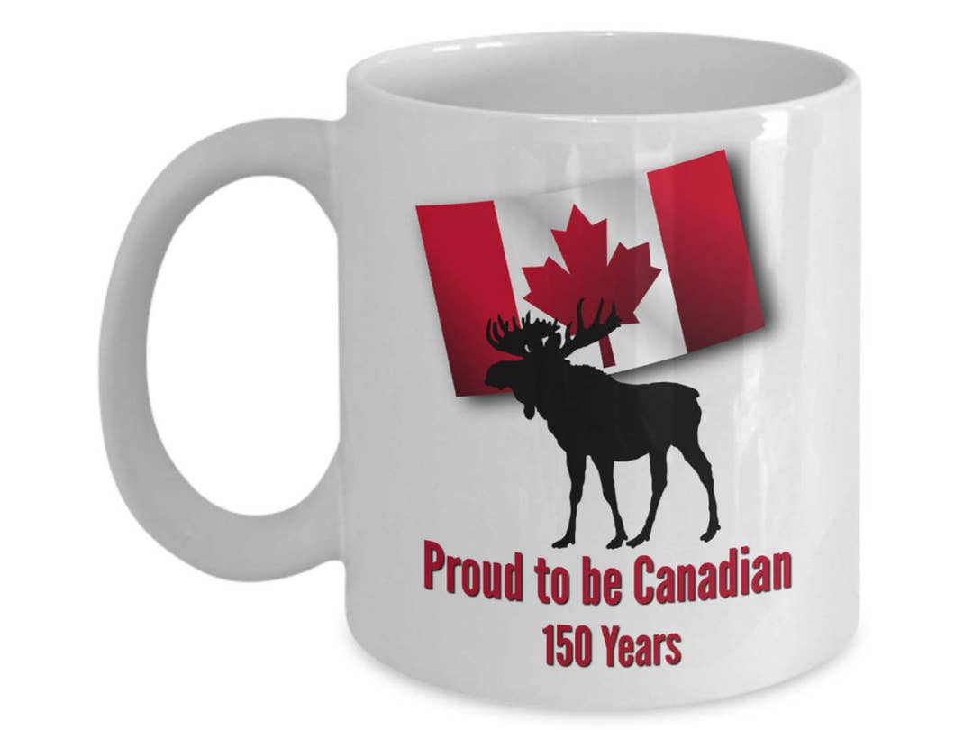 Proud to Be Canadian, 150 Years, Canada Day Celebration, Coffee Mug ...