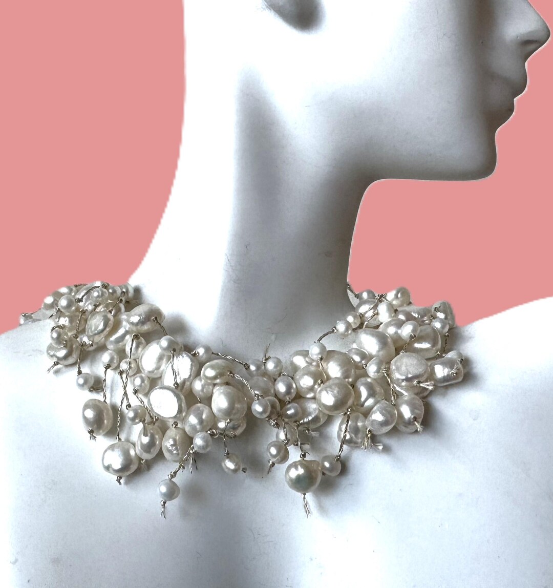 Freshwater Pearl Torsade Dancing Pearls Necklace: Dancing Pearls Multi ...