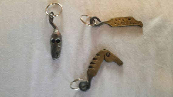 Hand Forged Iron Key Rings | Etsy