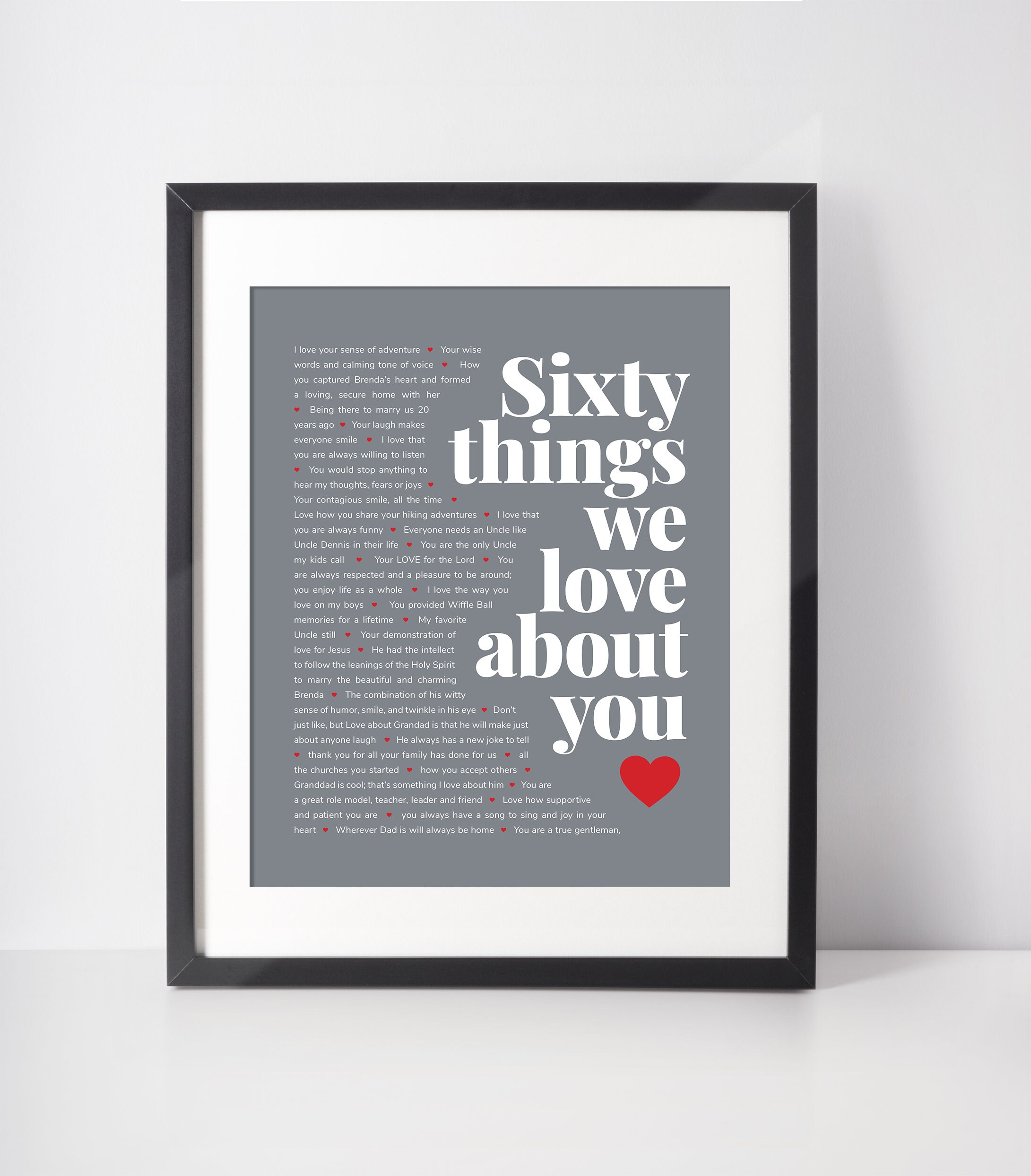 70th Birthday Gifts for Women 70 THINGS We Love About You - Etsy Canada