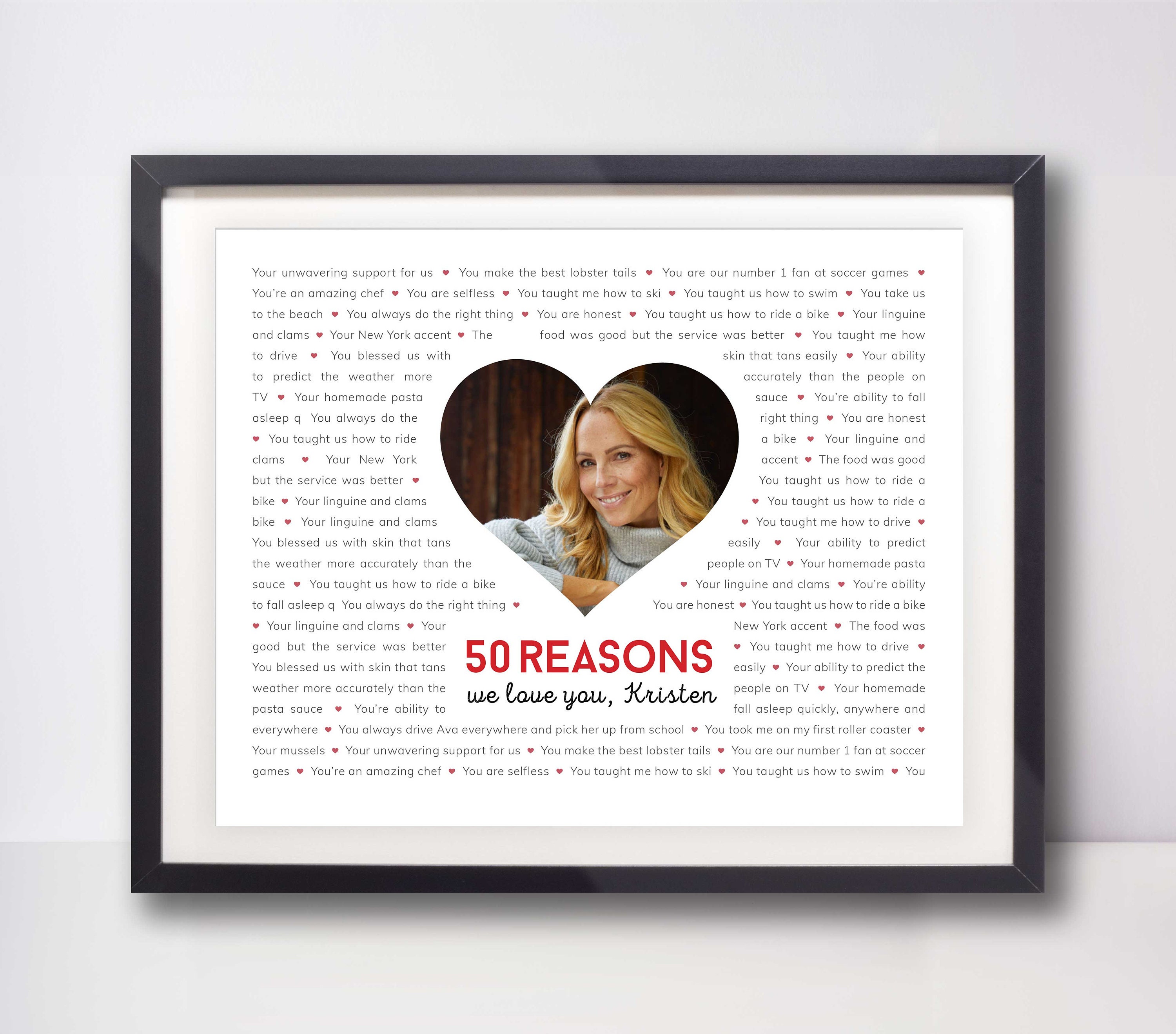 50 REASONS I Love You 50 THINGS I Love about you | Etsy