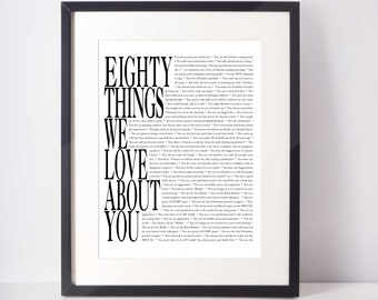 25 THINGS We Love About You 25th Birthday Gift for Daughter - Etsy