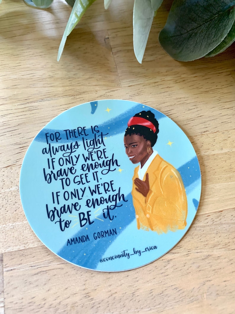 Amanda Gorman Sticker - Etsy