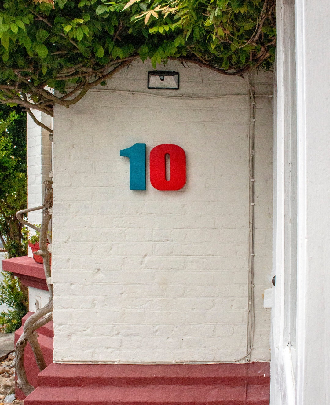 Concrete Cast House Number - Etsy