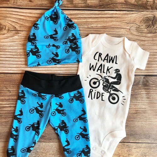 Motocross Onesie I Wheelie Love Daddy Dirt Bike Onesie Dirt | Etsy