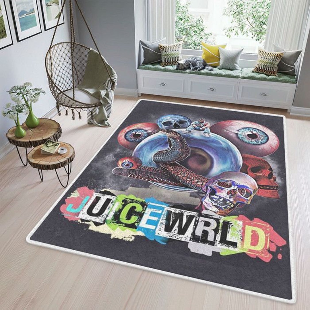 Juice Wrld Area Rug Living Room Juicethekidd Rug Floor Decor - Etsy