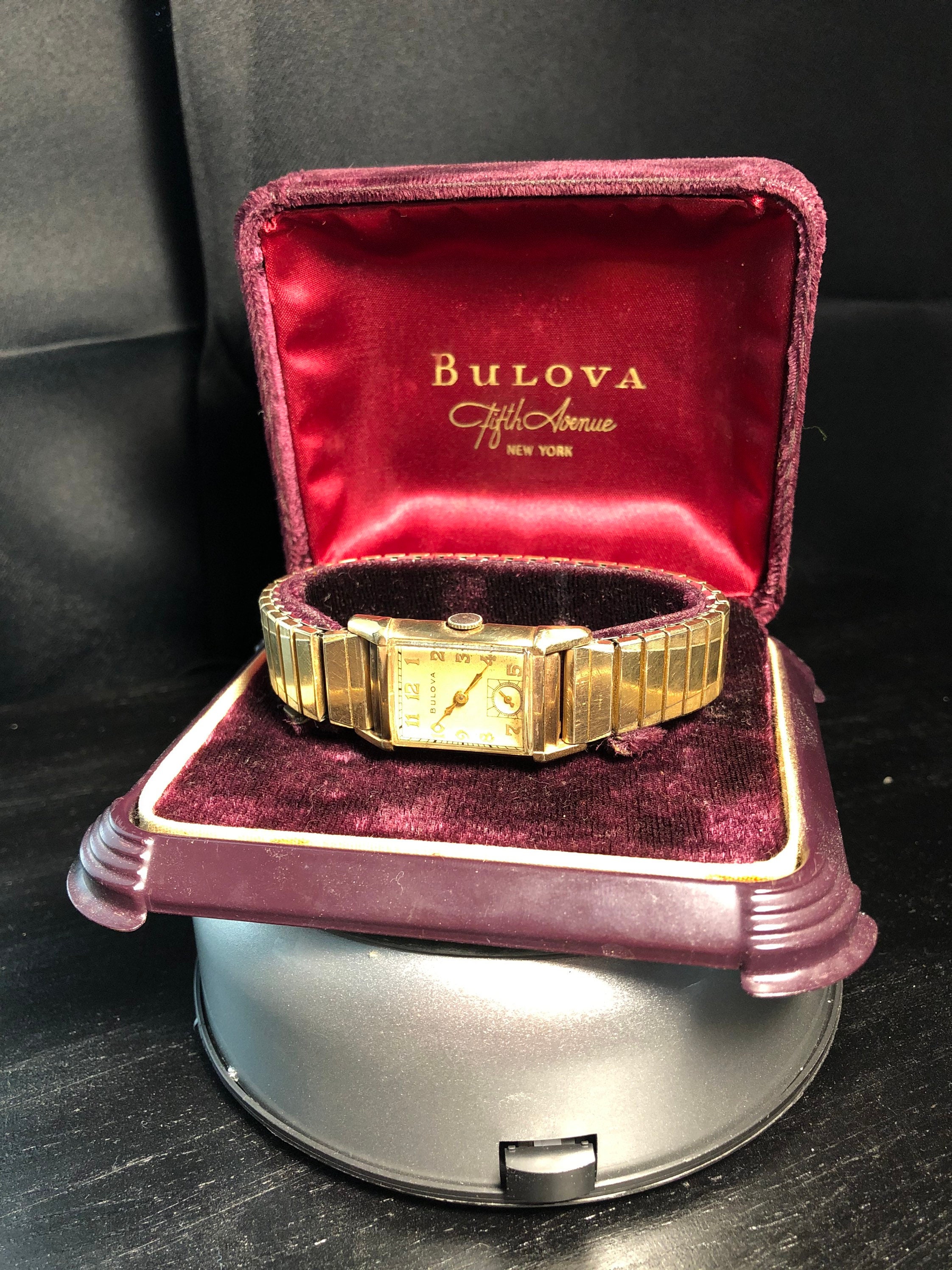 Bulova Fifth Avenue 10k Gold Vintage | Etsy