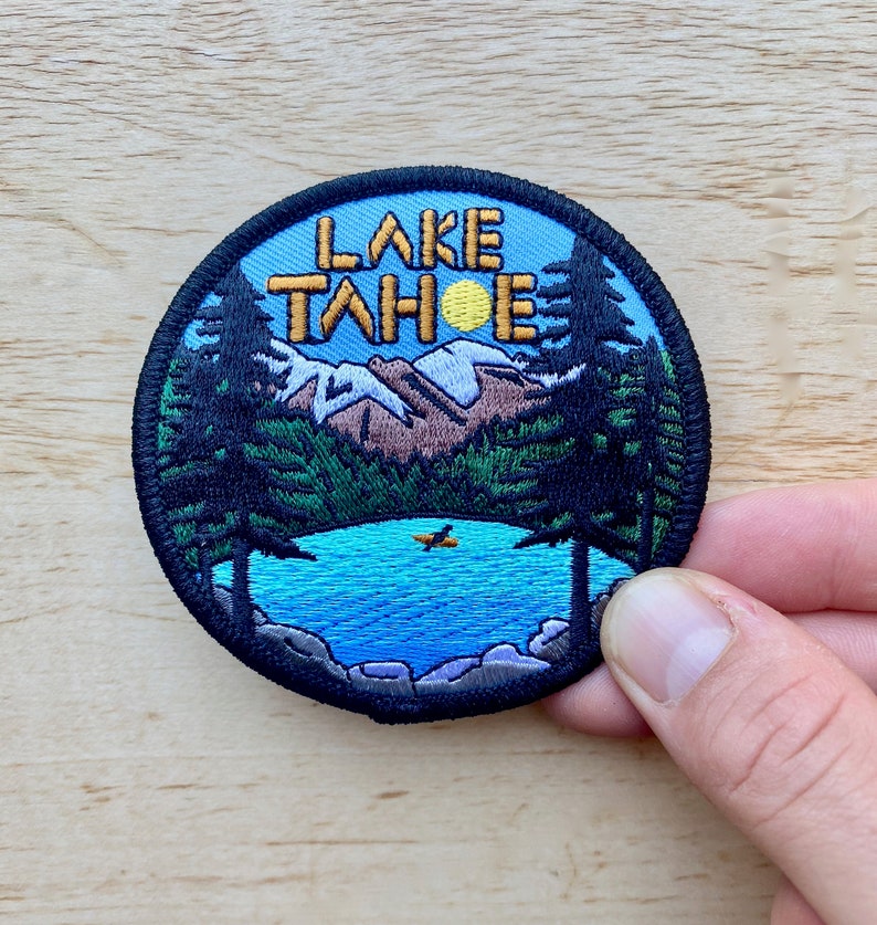 Lake Tahoe Patch 3 X 3 | Etsy