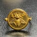 Ancient Greek Sacred Bee Goddess Medallion Coin Ring Bee Ring - Etsy
