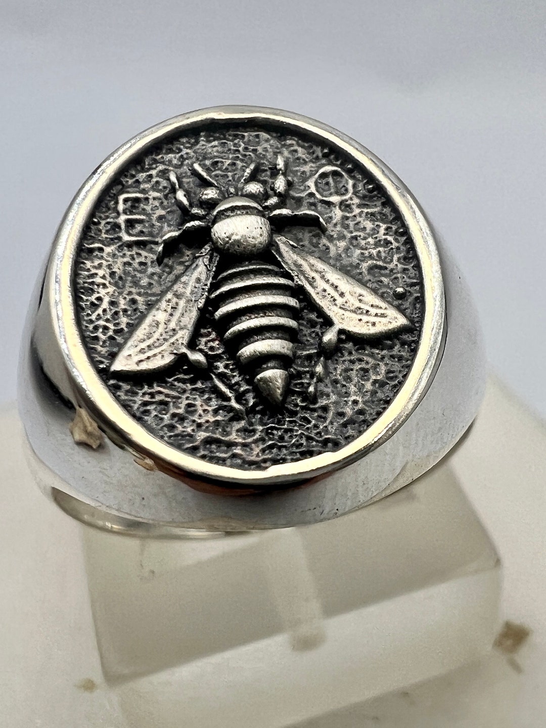 Artemis Goddess Ancient Greek Sacred Bee Medallion Coin Ring Bee Ring ...
