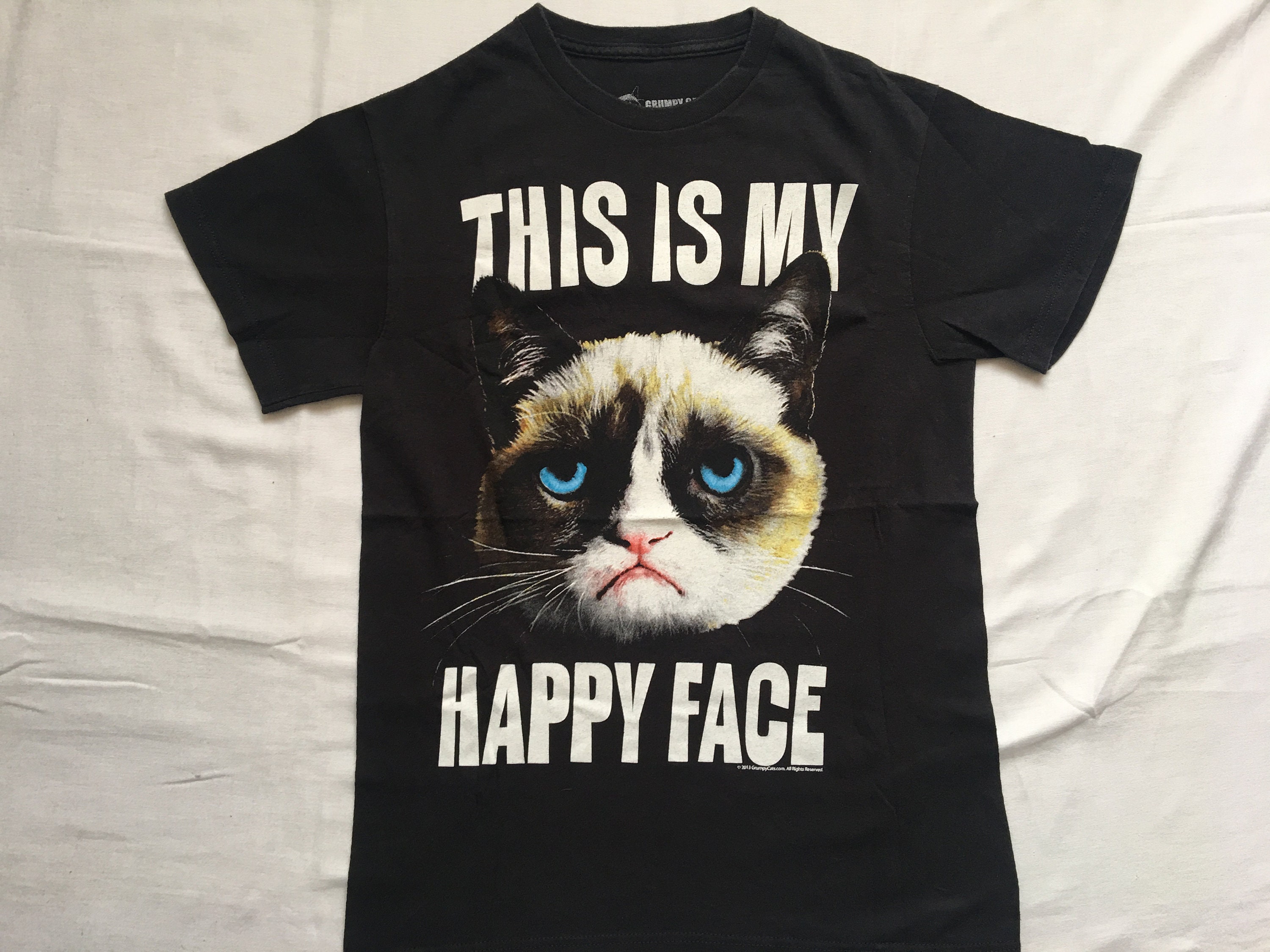Grumpy Cat Shirt This Is My Happy Face