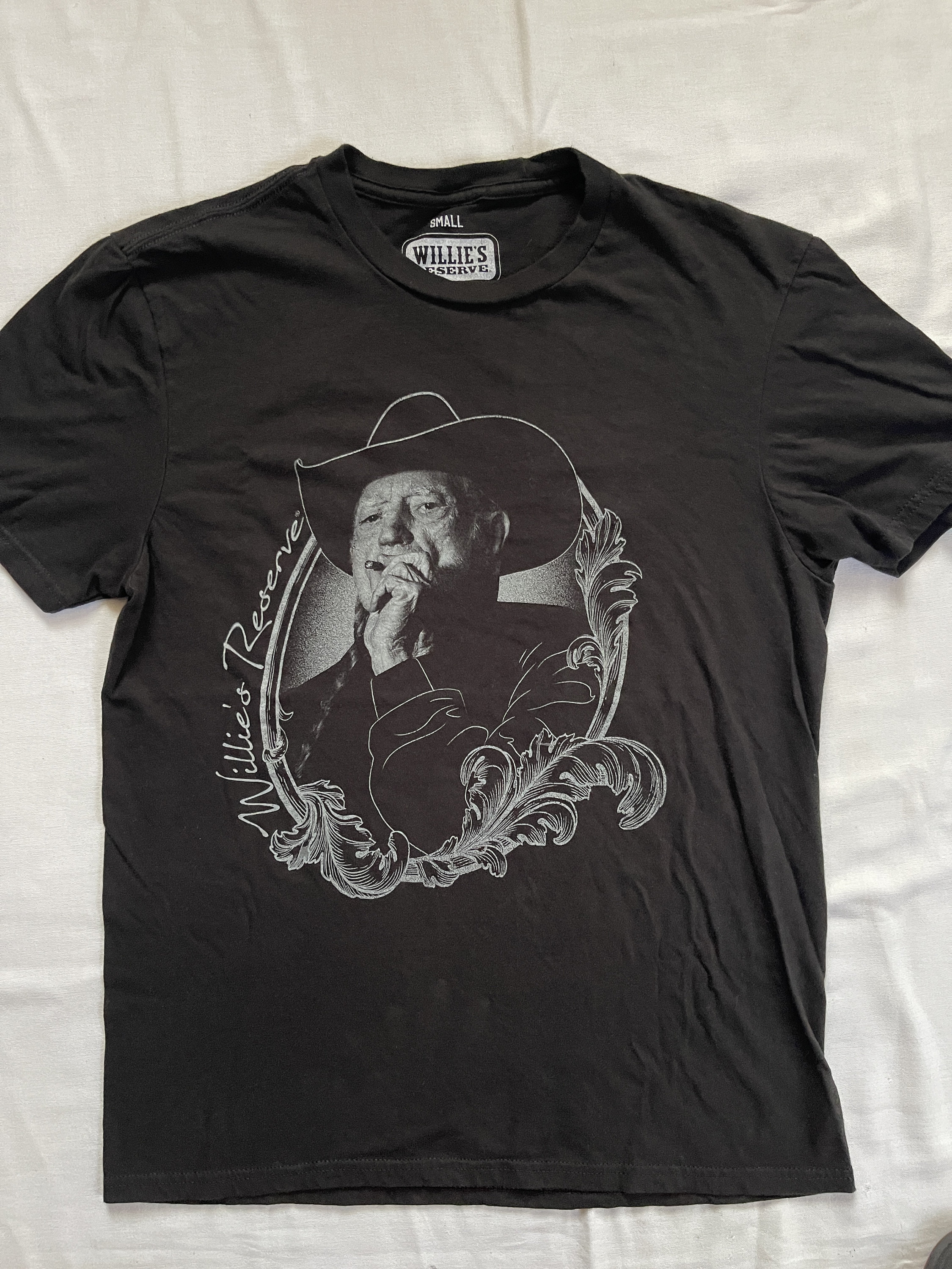 Willie's Reserve Shirt-small-willie Nelson-outlaw Country-marijuana ...