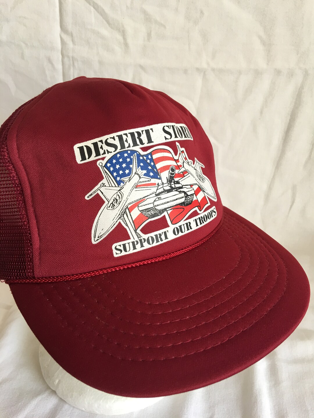 Gulf War Hat-operation Desert Storm-usa-military-support Our Troops ...