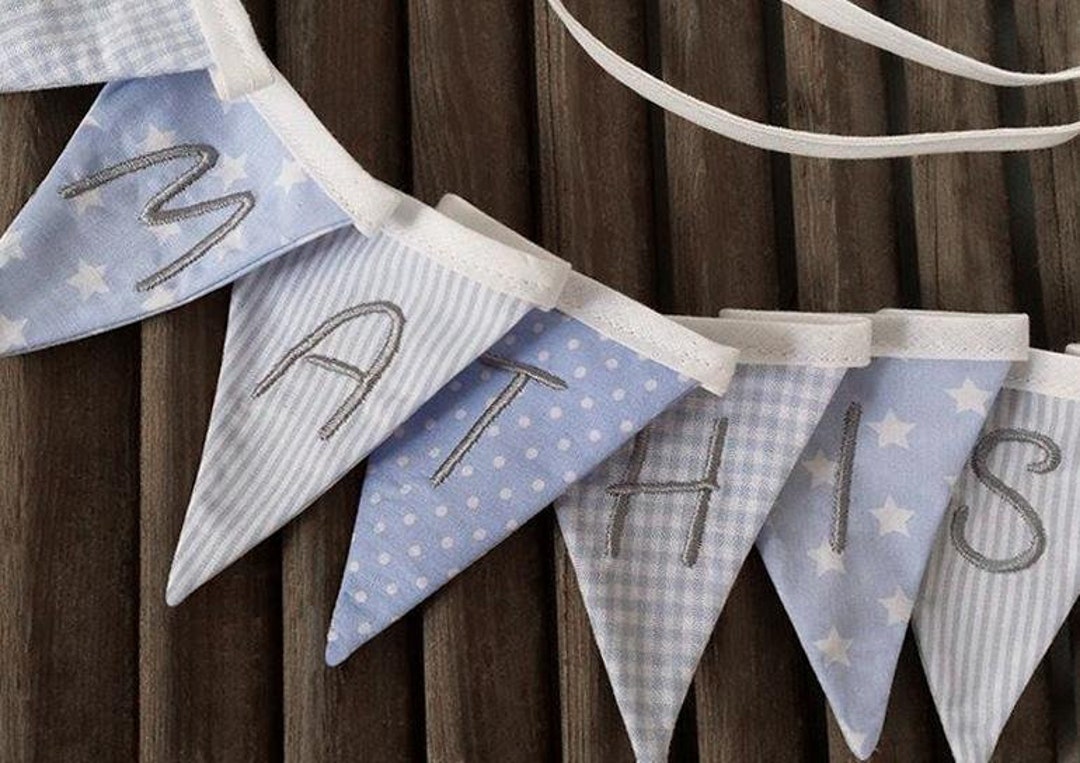 5 Different ITH Pennants for Chain 10x10 Embroidery File - Etsy UK