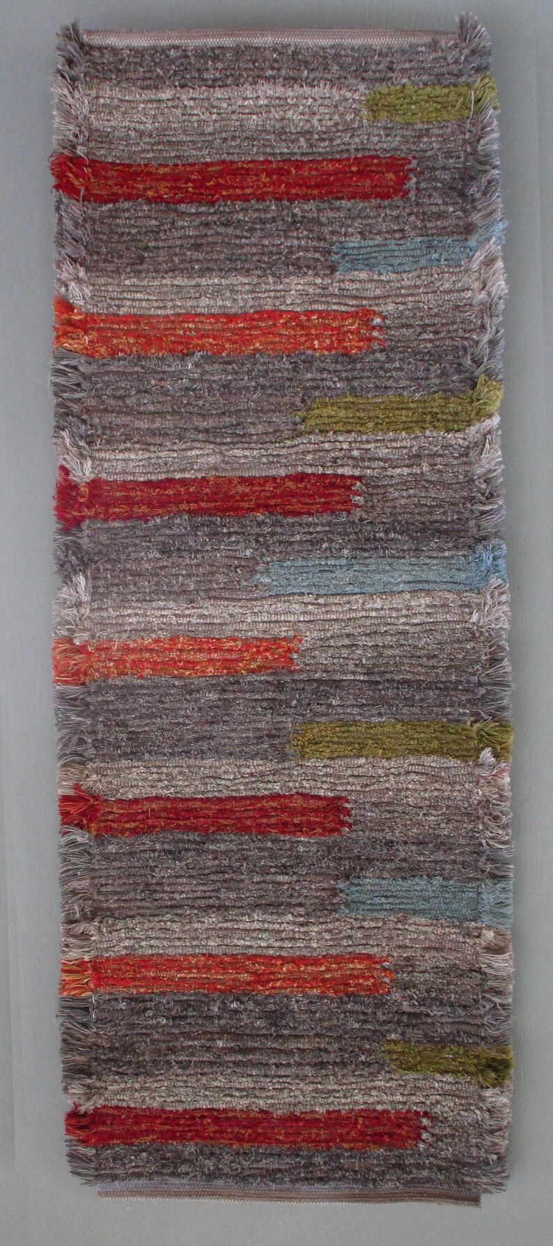 Handmade! Handwoven Chenille Rug, Floor Textile, Using Tapestry ...