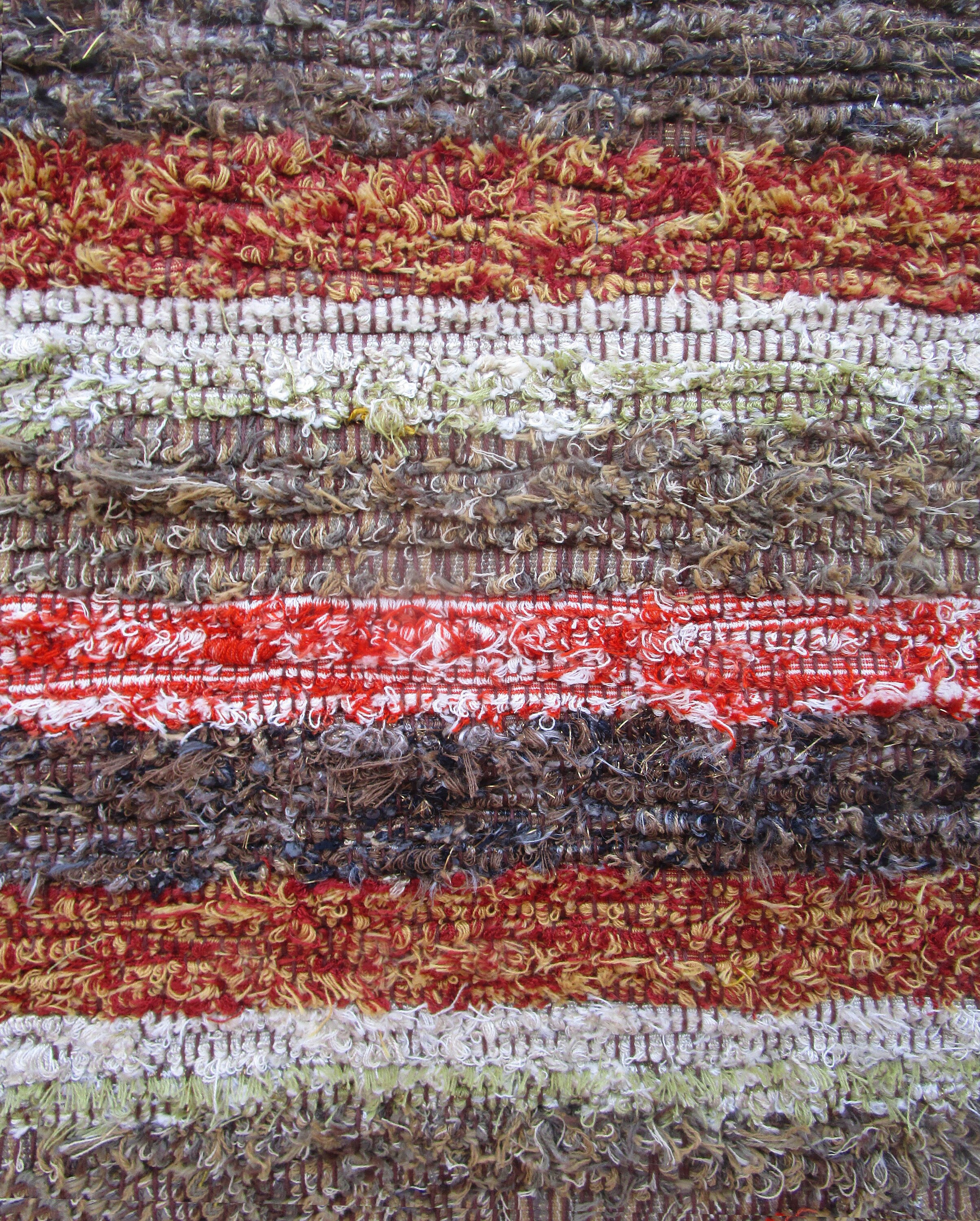 Handwoven Cozy Chenille Rug, Weaving, Loom-woven, Handmade, Size: 23" X ...