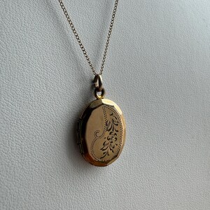 Art Deco Stetson Chain Co. Gold Filled Locket Necklace | Gold Filled ...