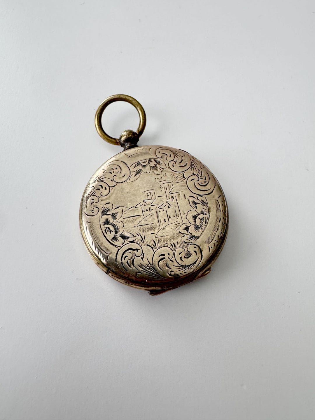 Antique 19th Century Gold Filled Daguerreotype Locket With Hair ...