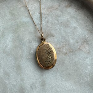 Art Deco Stetson Chain Co. Gold Filled Locket Necklace | Gold Filled ...