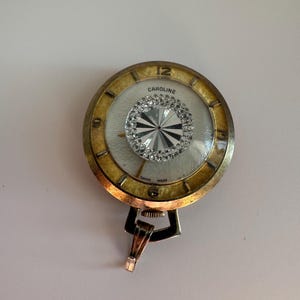 Vintage Caroline Mechanical Watch Pendant Working Condition Caroline ...