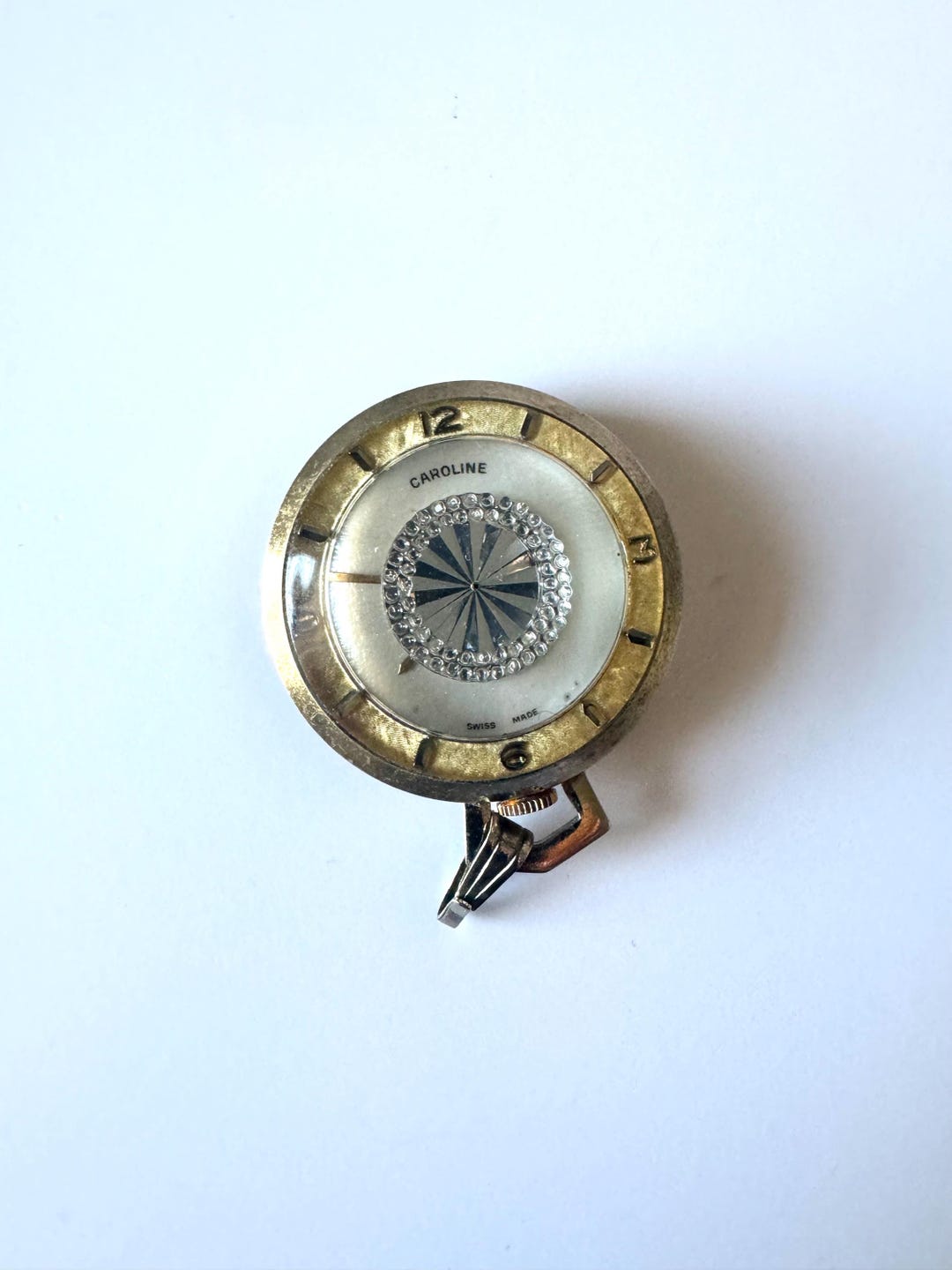 Vintage Caroline Mechanical Watch Pendant Working Condition Caroline ...