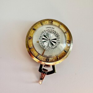 Vintage Caroline Mechanical Watch Pendant Working Condition Caroline ...