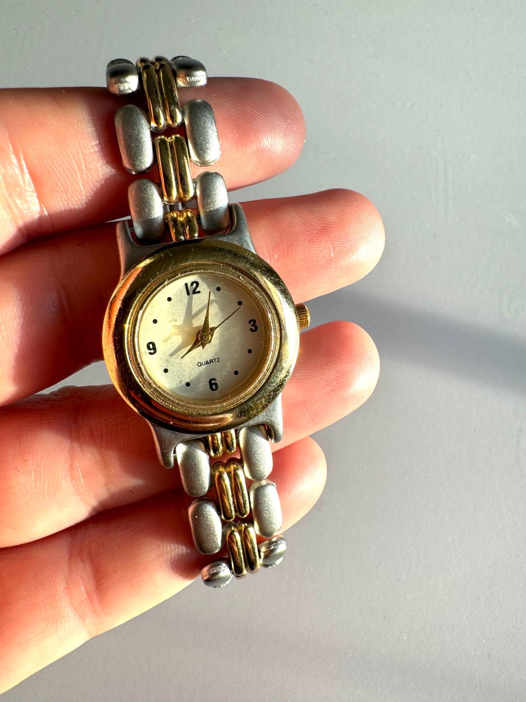 Vintage Yves Rocher Two Tone Watch Working Condition Yves Rocher Watch ...