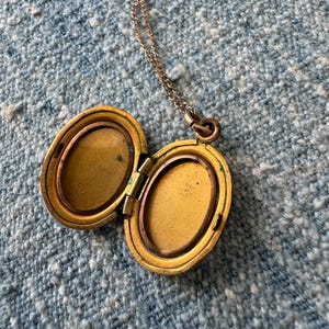 Art Deco Stetson Chain Co. Gold Filled Locket Necklace | Gold Filled ...