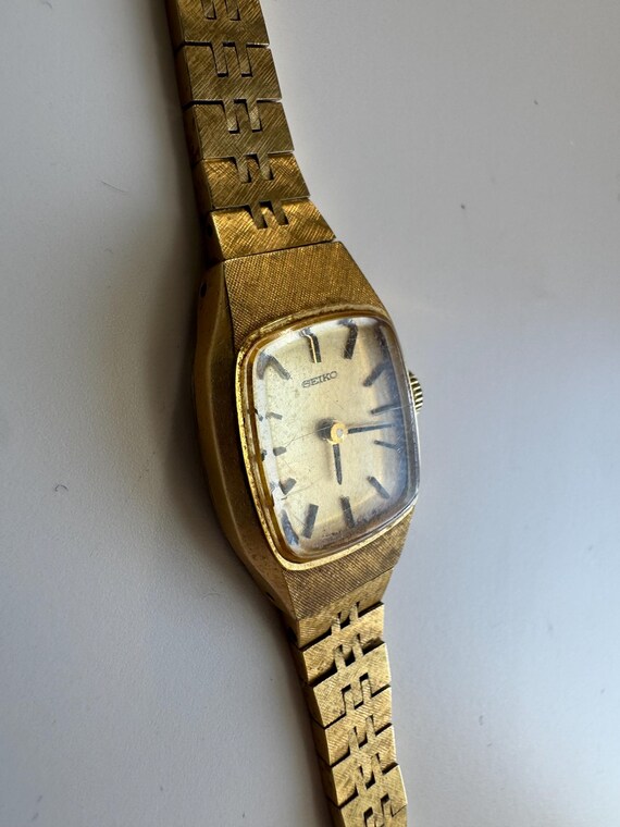 Vintage Seiko Square Dial Mechanical Watch - Working … - Gem