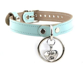 Leather Bow Collar With Rose Gold Love Heart Padlock - Etsy